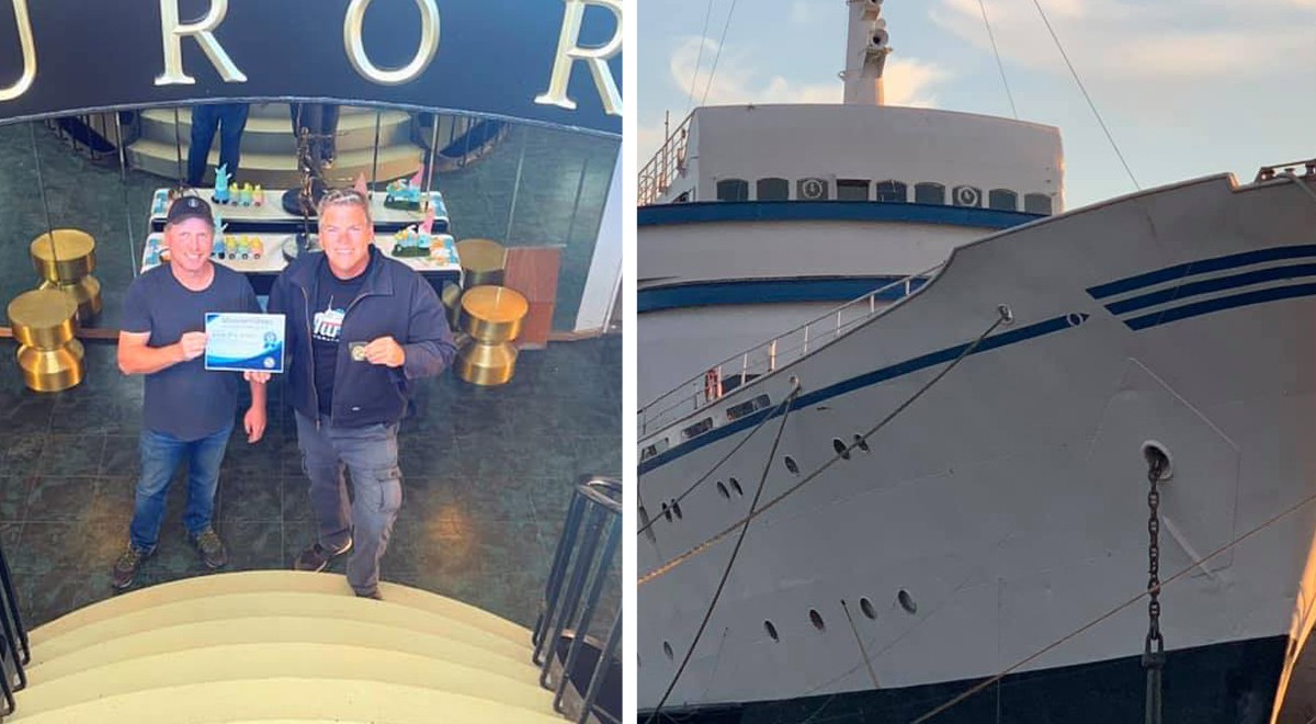 Er kaufte ein komplettes Kreuzfahrtschiff, um darauf zu leben: "Ich ...