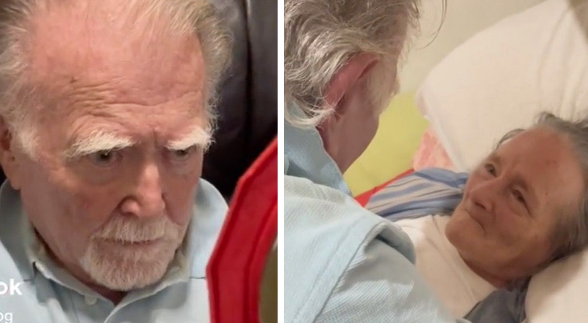 Varje morgon snyggar han till sig för att besöka sin fru som har förlorat minnet eftersom han är ...