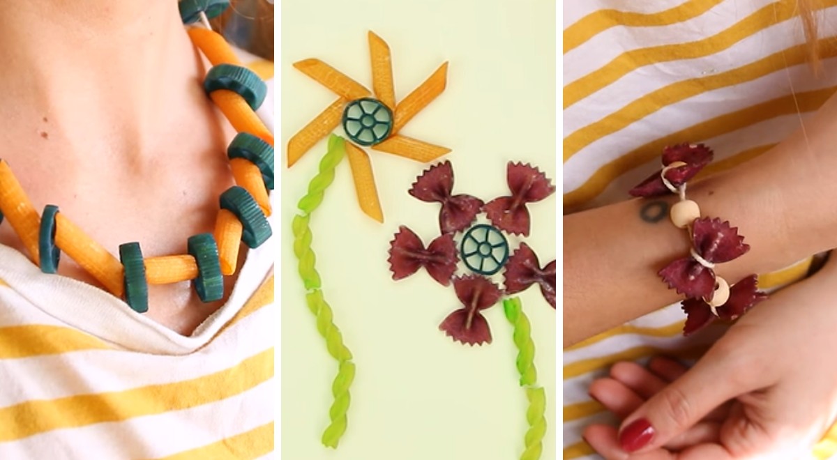 6 imaginative, creative crafts projects to do using pasta ...