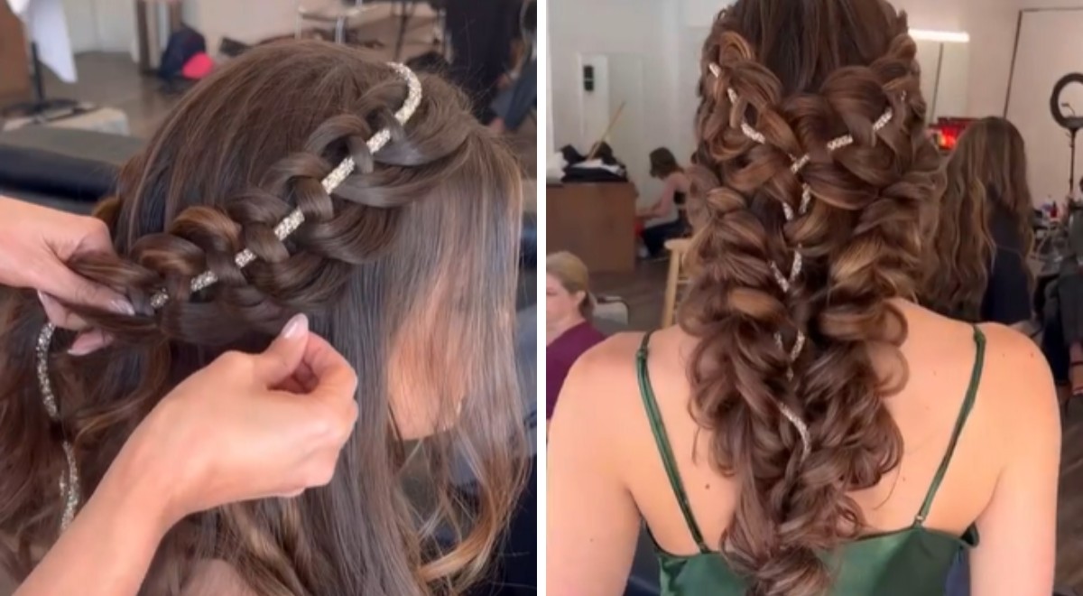 Trecce laterali con gioiello: l'acconciatura glamour tutta da copiare ...