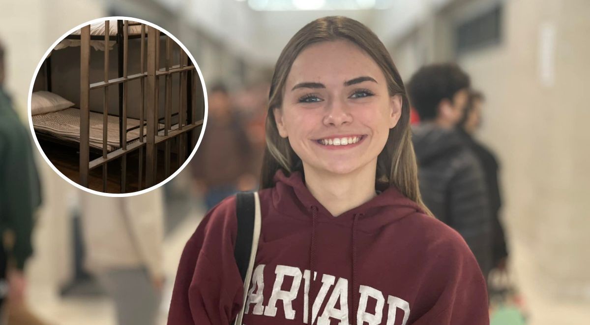 Ondanks dat ze in de gevangenis is geboren, heeft dit meisje ondanks ...