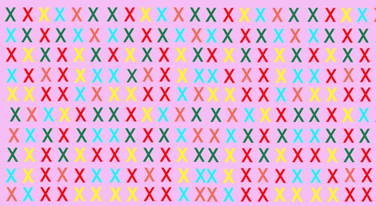 Find the "odd letter out" in the shortest possible time in this visual ...