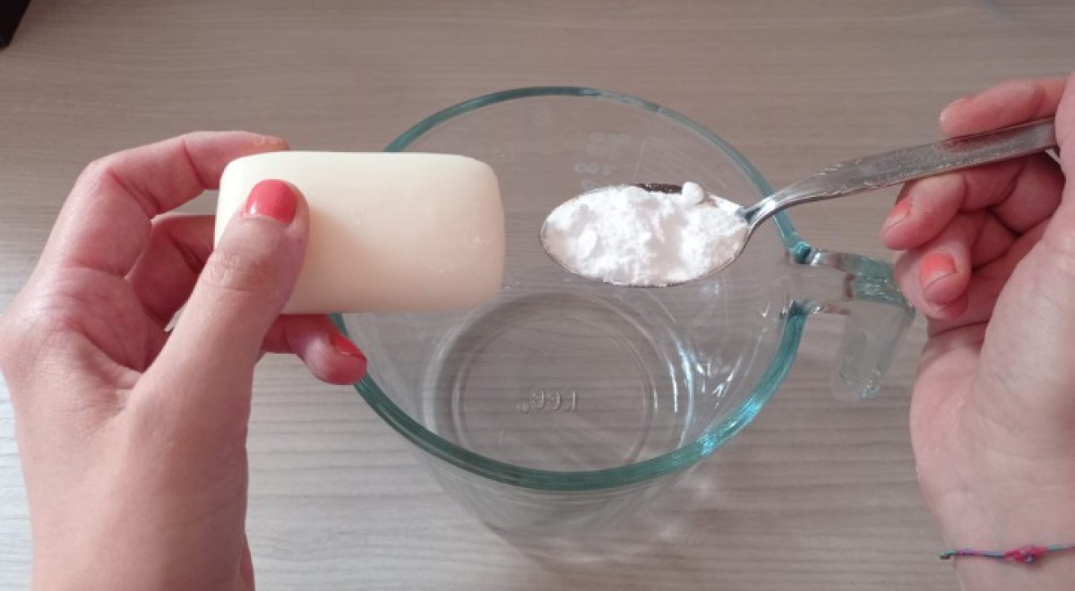 Making liquid hand soap is simple when using a bar of soap and baking ...