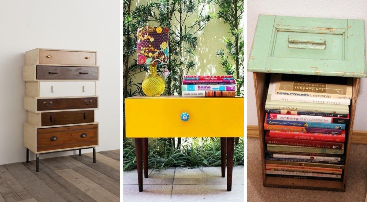 11 imaginative ideas for decorating using old, recycled drawers ...
