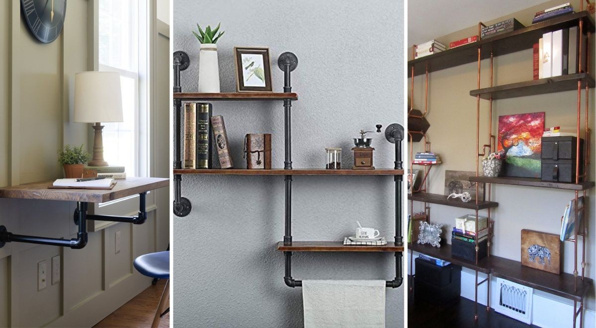 DIY-Regale: 12 einfache, günstige und hübsche Projekte mit Rohren ...