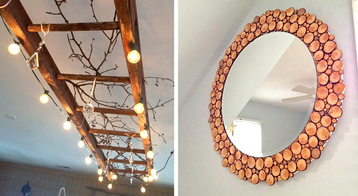 15 prachtige en originele decoraties gemaakt van gerecycled hout ...