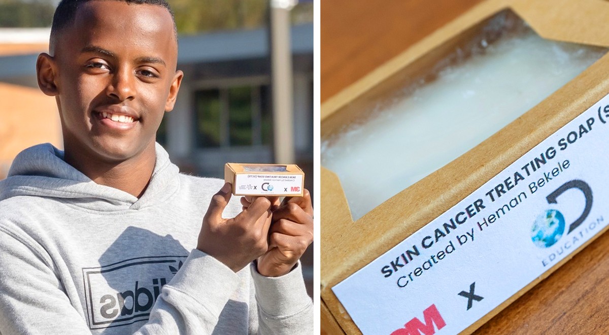 Op slechts 14-jarige leeftijd vond hij een revolutionaire zeep uit om ...