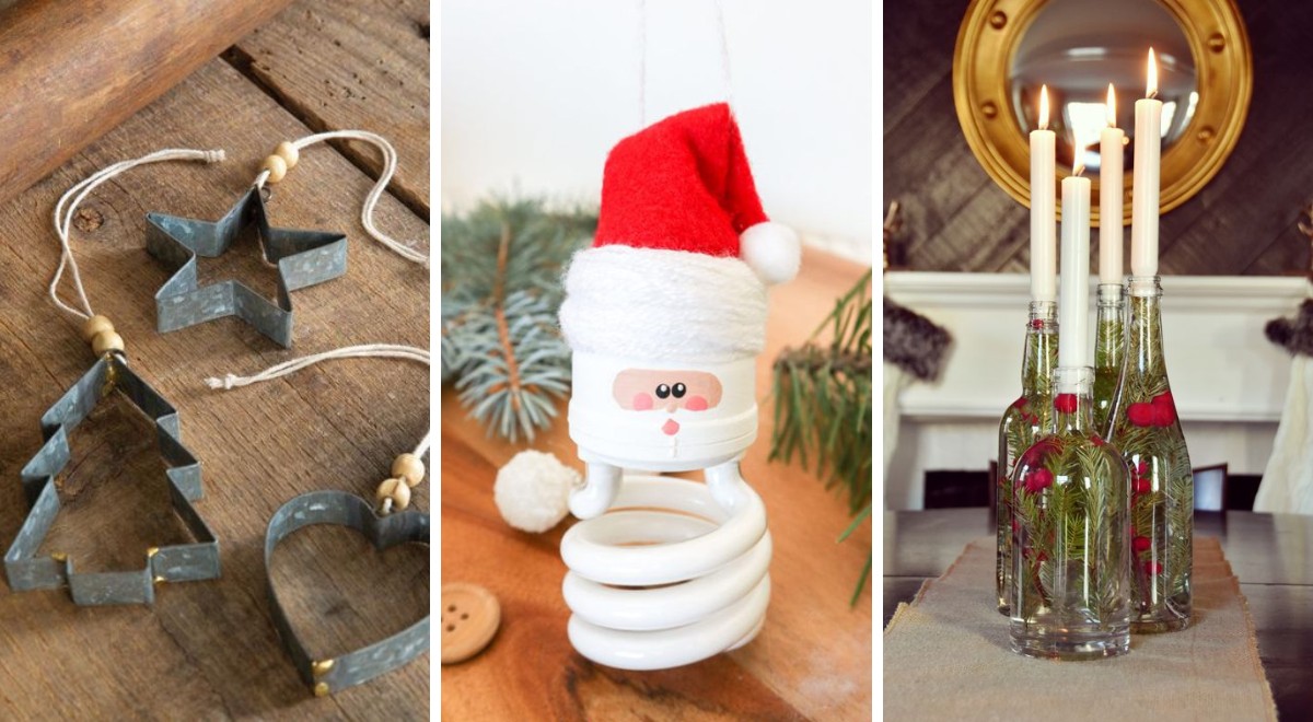 Creative Christmas decorations you can make by recycling common objects ...
