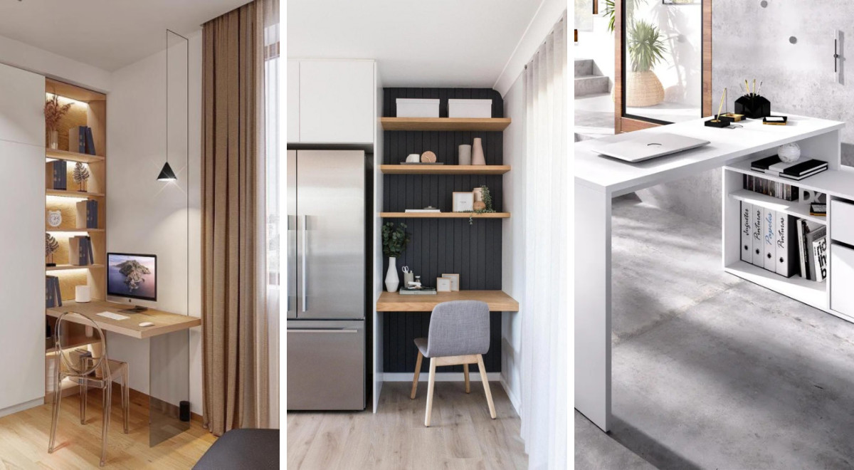 Corner workstation at home: 5 creative ideas to set one up on a tight ...