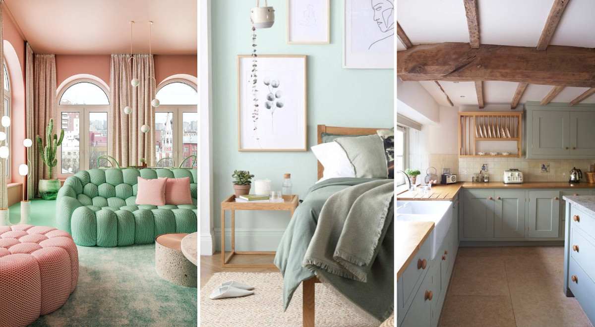 Mint green: the best color-combinations to enhance every room in your ...