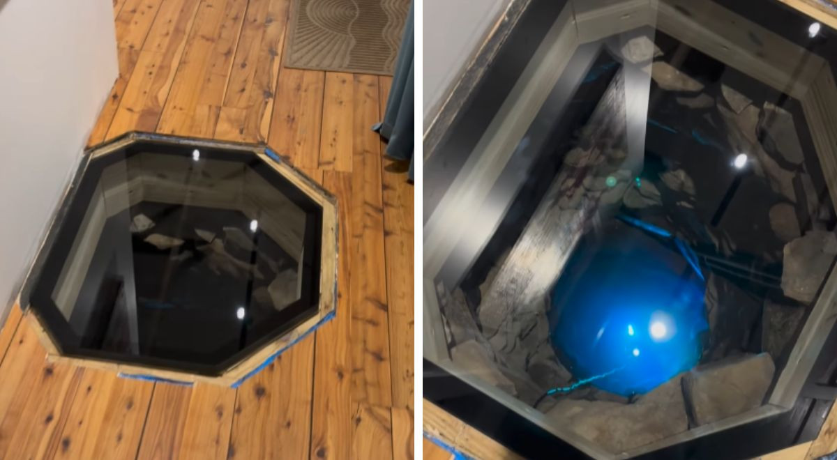 De hittar en brunn under golvet när de renoverar sitt hus: den döljer ...