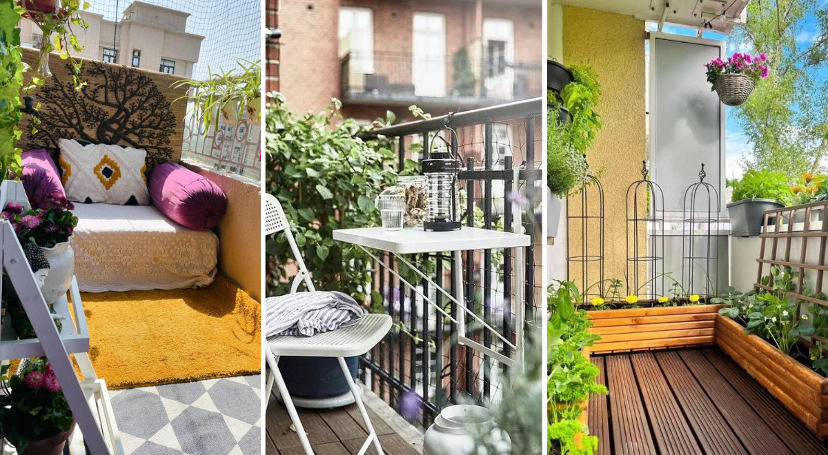 Small balcony? Turn it into a pleasant, outdoor relaxation area with ...