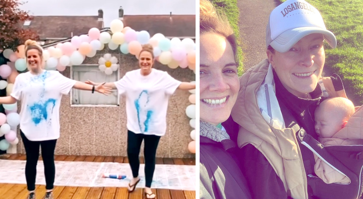 Två mammor föder varandras barn: "På det här sättet kommer de att vara ...