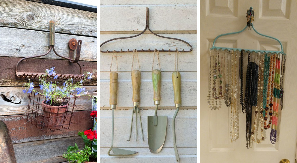 Old garden rakes: 12 brilliant ways to recycle them creatively ...