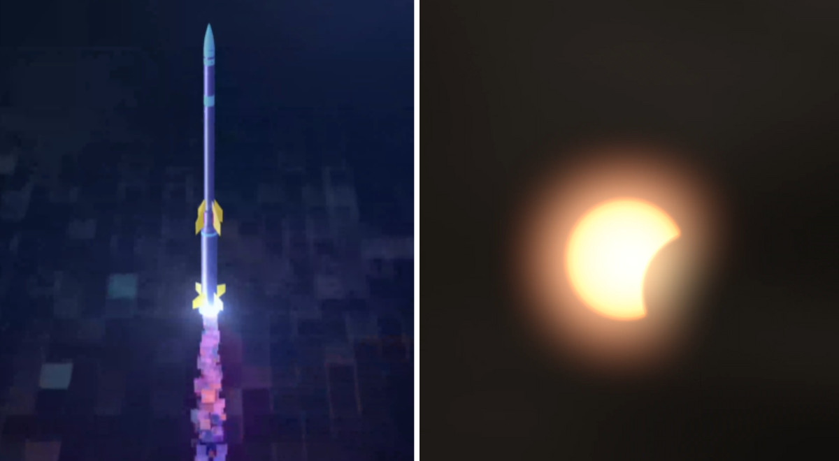 Während der totalen Sonnenfinsternis wird die NASA aus diesen Gründen drei Raketen in den ...