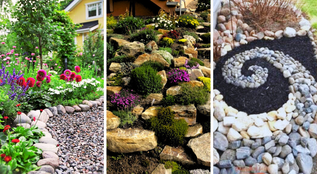 Winning ideas for decorating your garden with stones and rocks ...