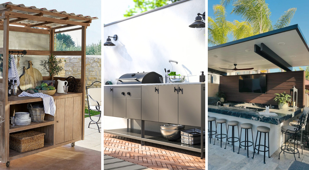 Outdoor kitchens: models to enjoy your summer cooking and dining in the ...